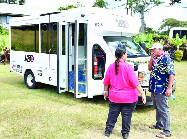 MEO holds blessing for 8-passenger bus stationed in Hana | News, Sports ...